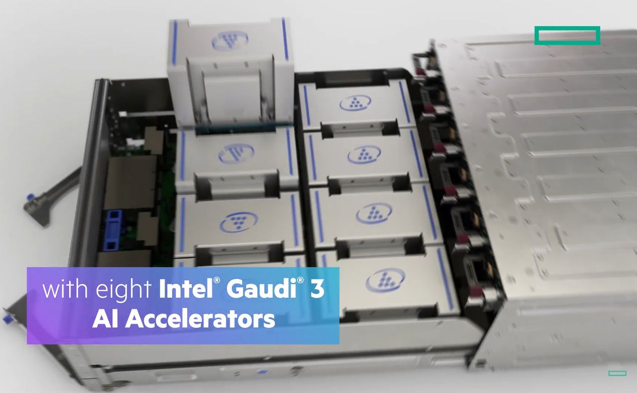 搭配8個OAM外形Intel Gaudi 3，HPE推出非GPU的AI伺服器 | iThome